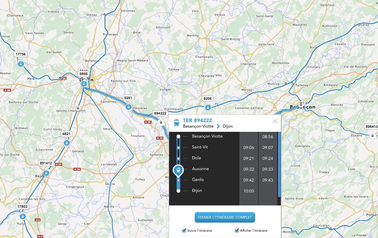 “SNCF Maps” : une carte interactive pour savoir où se trouve votre ...