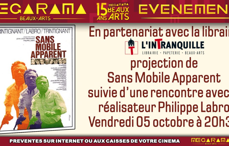 Rencontre et projection avec Philippe Labro ce vendredi à Besançon ...