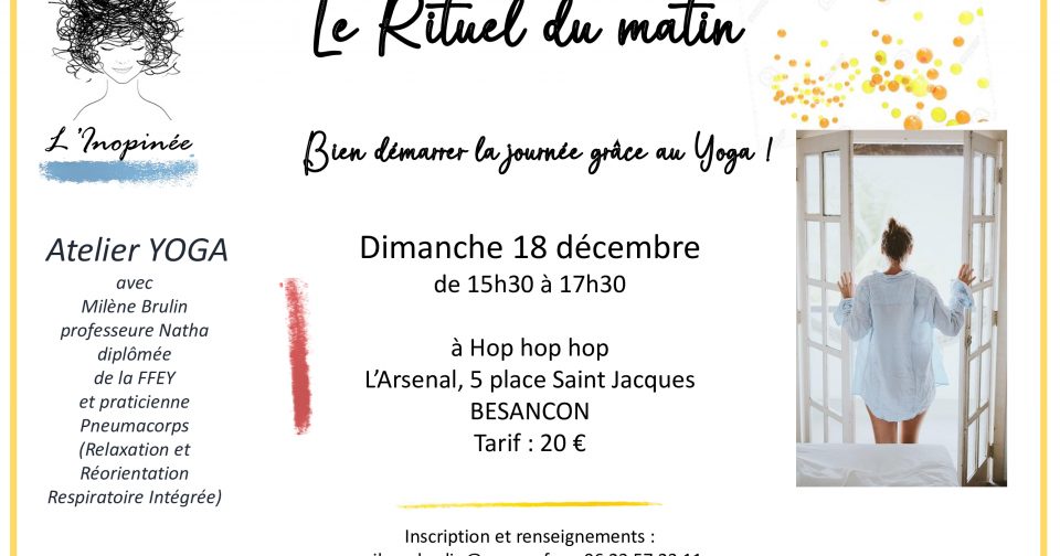 Le rituel du matin • macommune.info