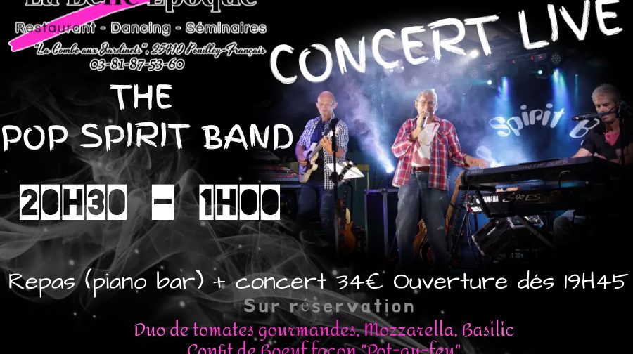 Concert “The Pop Spirit Band” • macommune.info