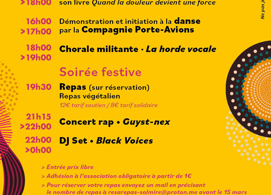 Fête solidaire de solmiré le samedi 28 mars • macommune.info