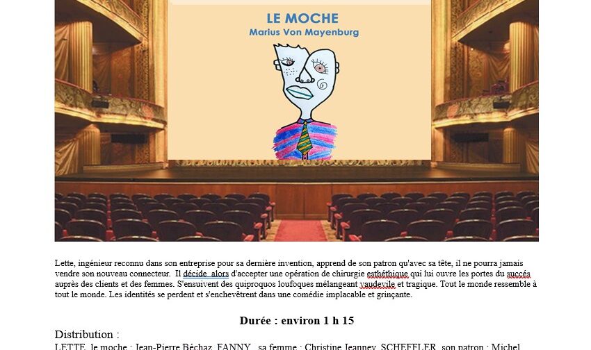 Le Moche de Marius von Mayenburg • macommune.info