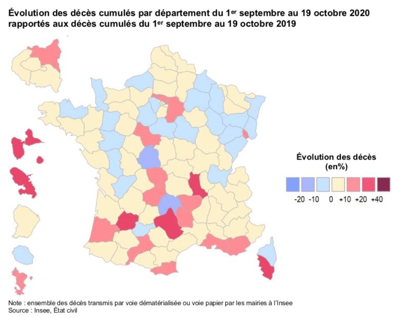 Décès France : rentrée 2020 • macommune.info
