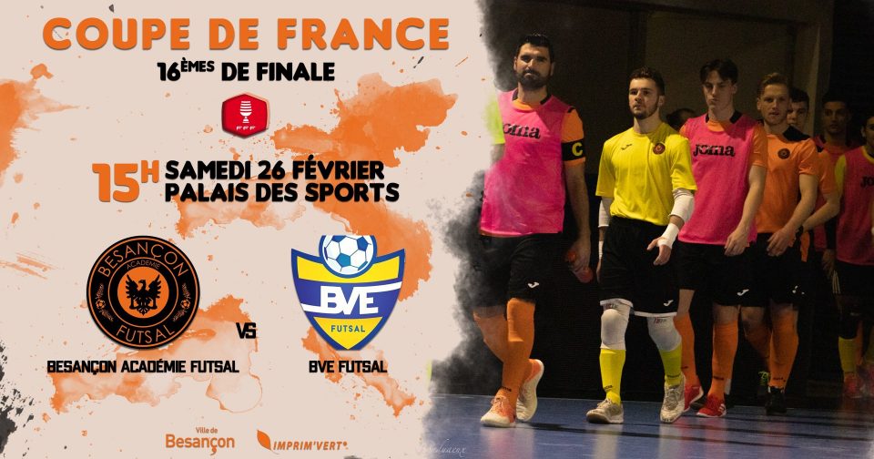 Coupe de France : le Besançon AC reçoit le BVE Futsal • macommune.info