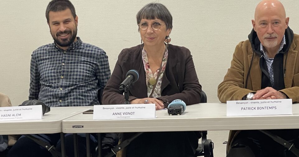 “Besançon vivante, juste et humaine” : Anne Vignot lance sa campagne ...