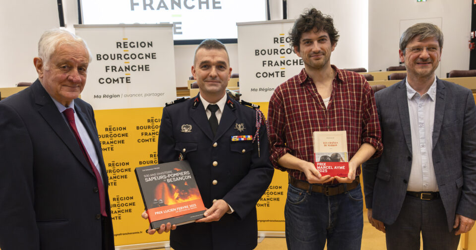 Deux auteurs comtois reçoivent les prix littéraires “Marcel-Aymé” et ...