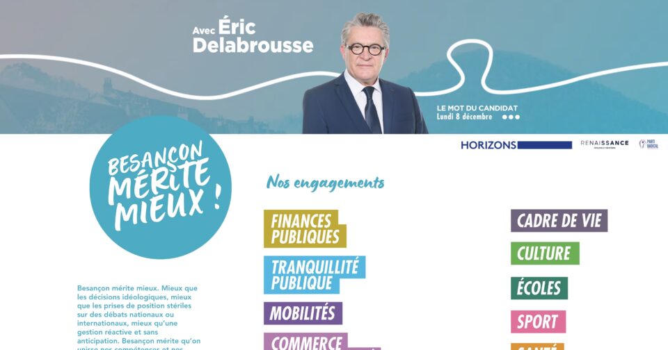 Municipales 2026 : Eric Delabrousse lance sa plateforme en ligne ...